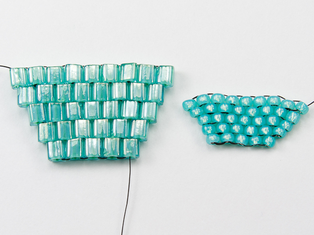 How to Decrease and Increase Brick Stitch